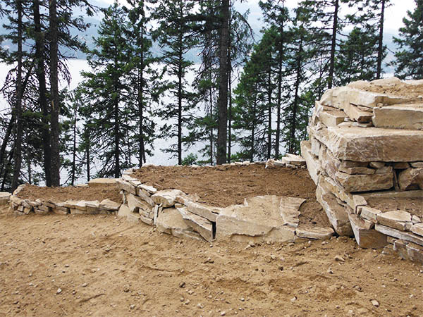 Rock Walls & Water Features - West Kootenay Septic Solutions Inc.